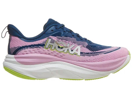 Women's Hoka Skyflow- Pink/Blue – Elite Feet Port Huron